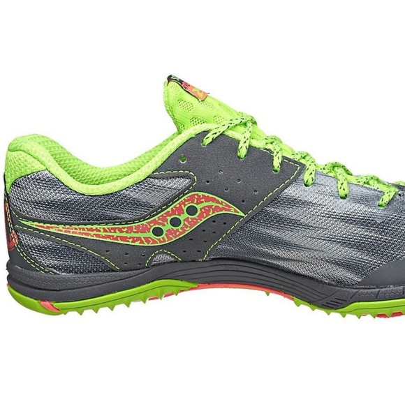 Saucony | Shoes | Saucony Womens Kilkenny Xc Spike Gryslimepink | Poshmark